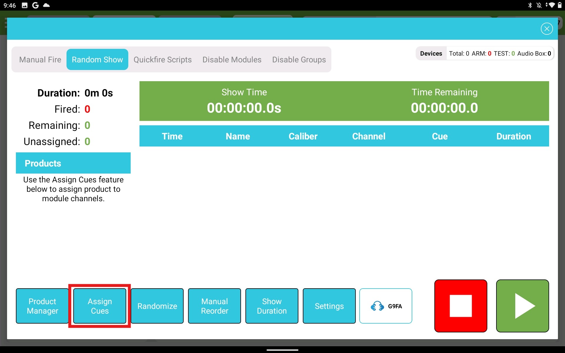 Control Panel Gen 2 – Random Show Generator User Guide – COBRA Firing ...