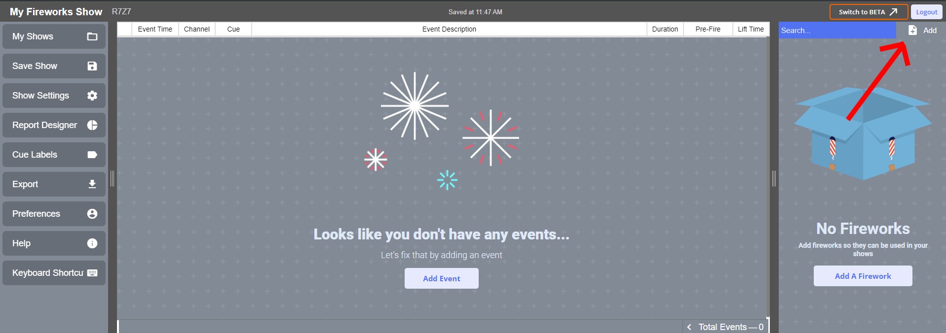 How to Add Fireworks to My Fireworks List – COBRA Firing Systems